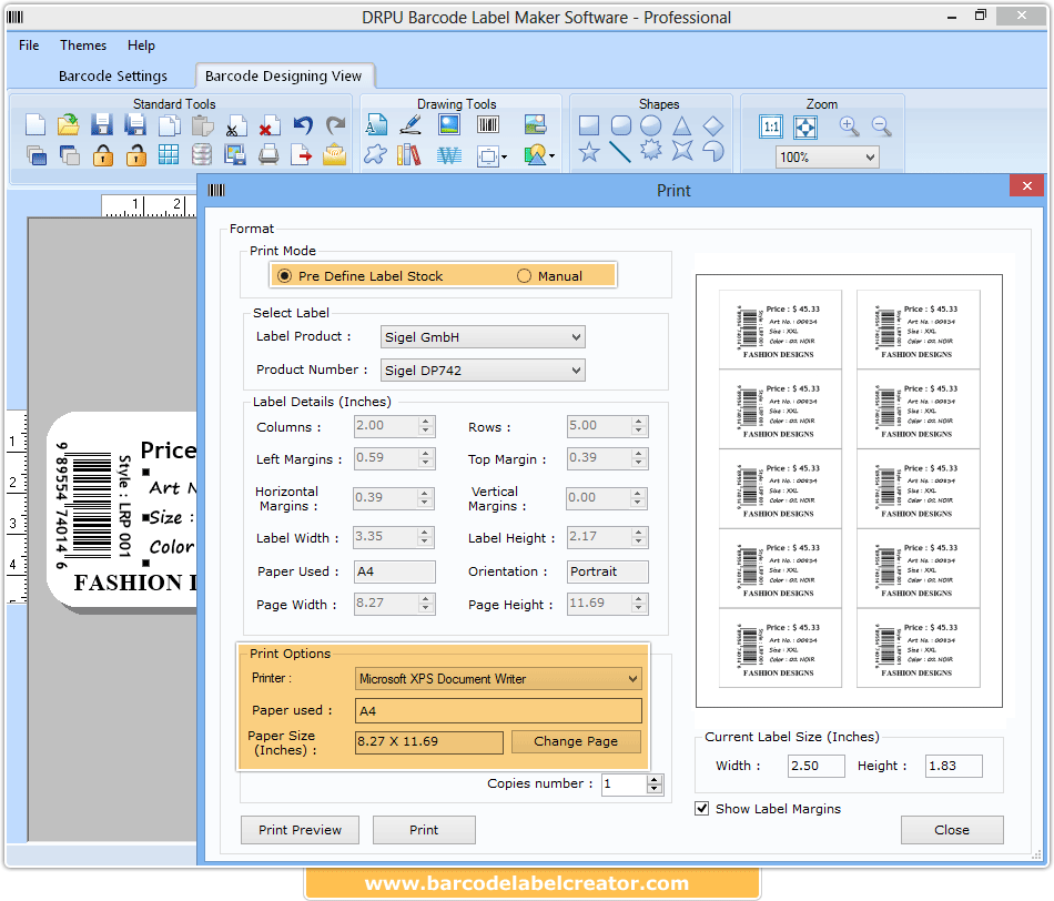Barcode label creator – Professional Edition screenshots barcode maker ... Barcode label creator – Professional Edition screenshots barcode maker ...