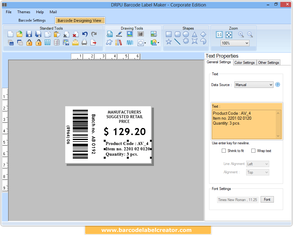 Barcode Label Creator - Corporate Edition generates printable labels ... Barcode Label Creator - Corporate Edition generates printable labels ...